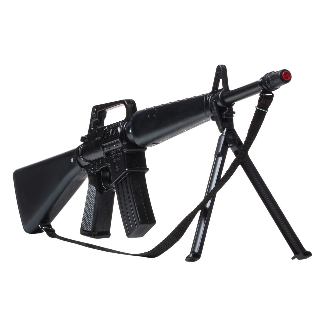 Mitraliera realistica, model cu 8 gloante, 72.5x3x18 cm, negru - eMAG.ro