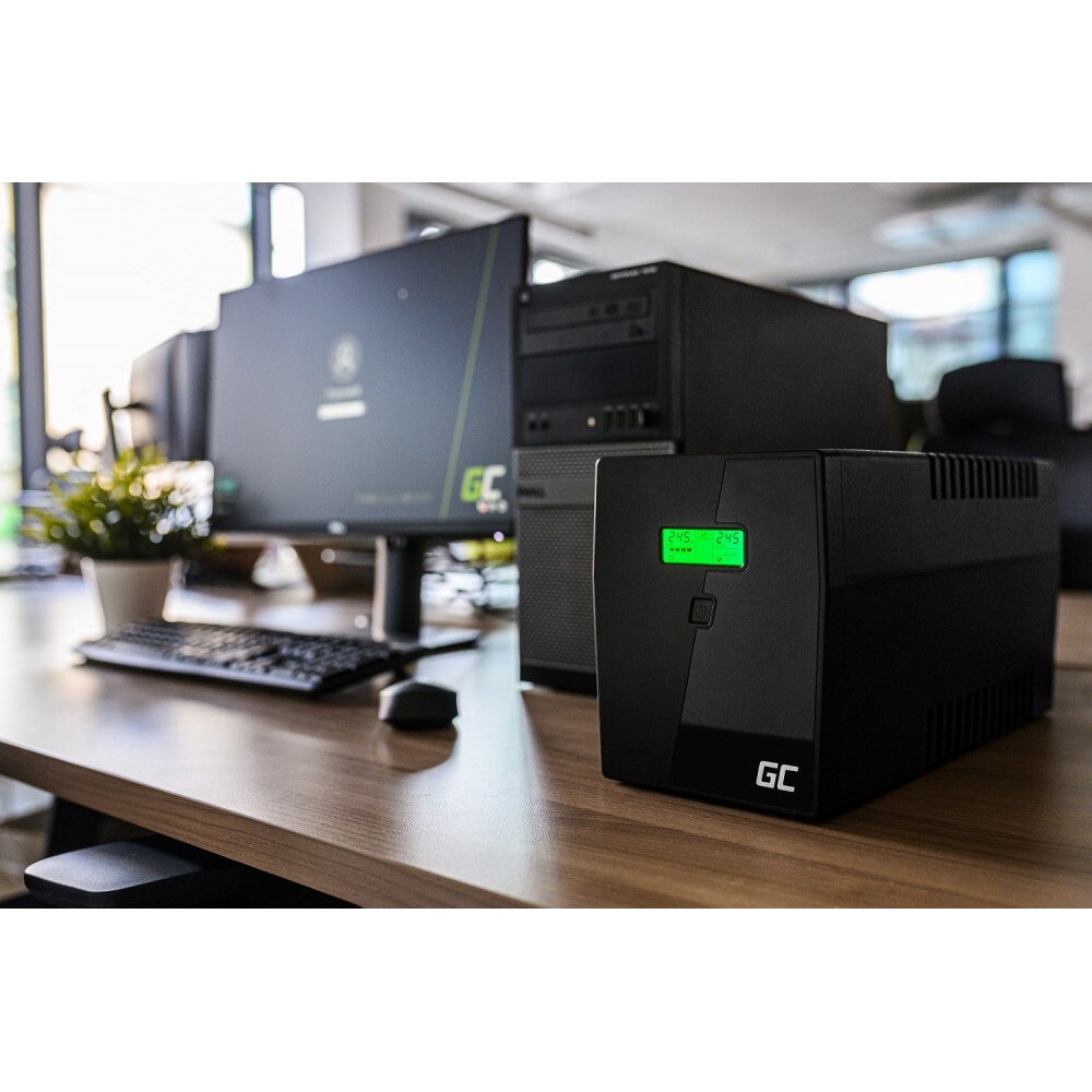Непрекъсваемо токозахранващо устройство UPS Green Cell, Power proof ...