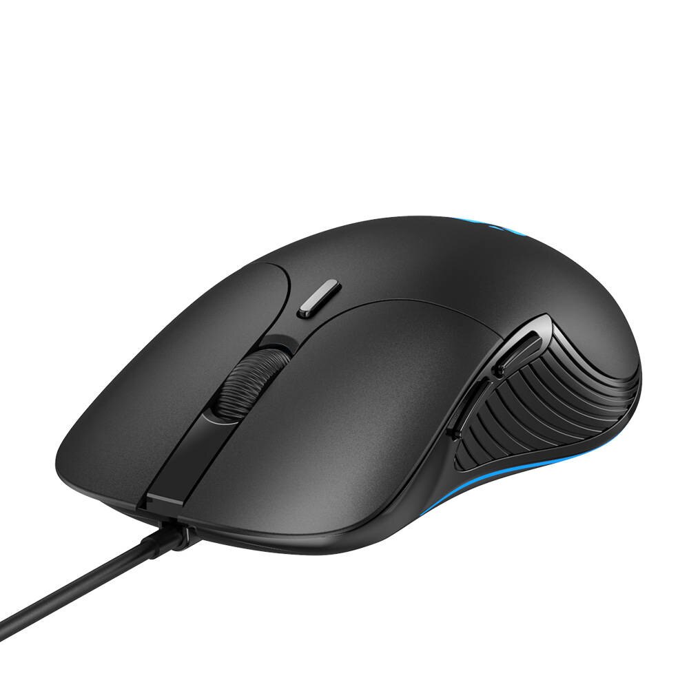 Mouse gaming Inphic PB1P cu fir, RGB, 3600 DPI, 6 Butoane, Lungime ...