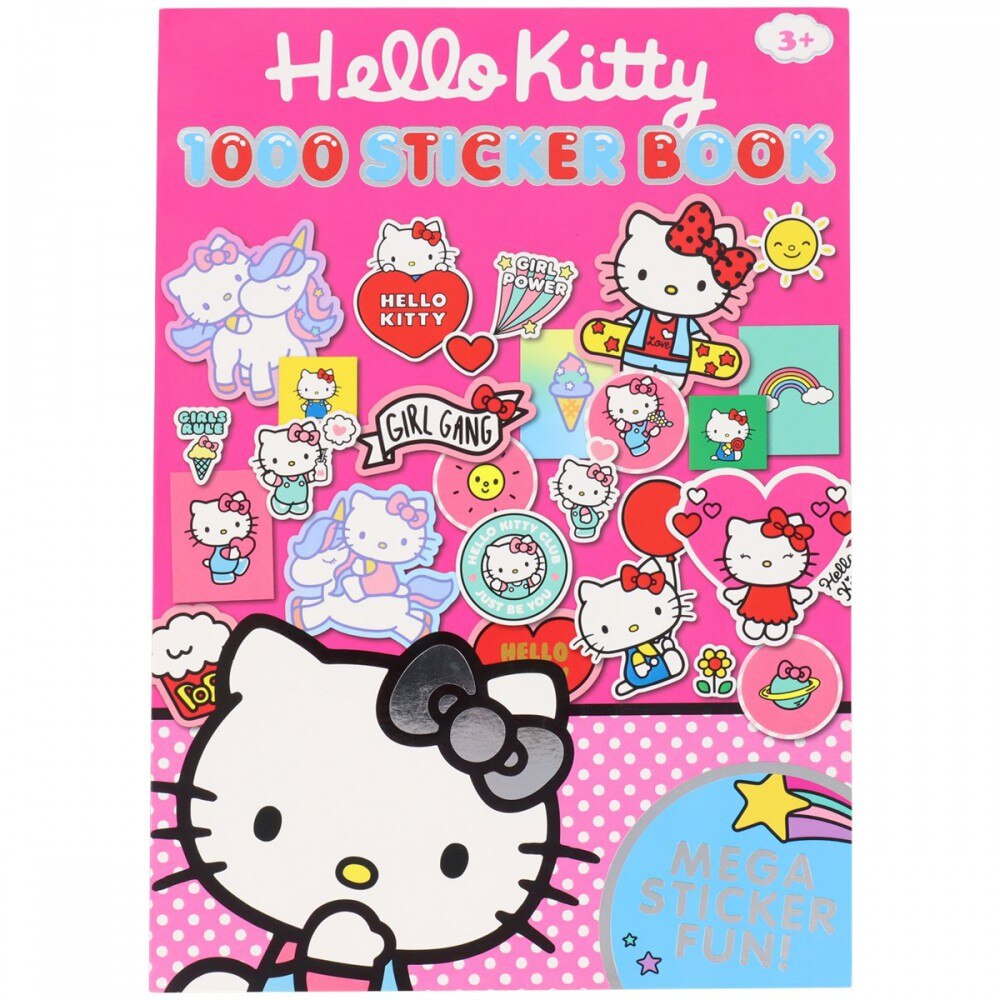 Carte cu 1000 de autocolante Hello Kitty - eMAG.ro