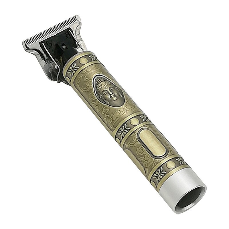 Aparat de tuns profesional, pentru par si barba, auriu, model Buddha ...