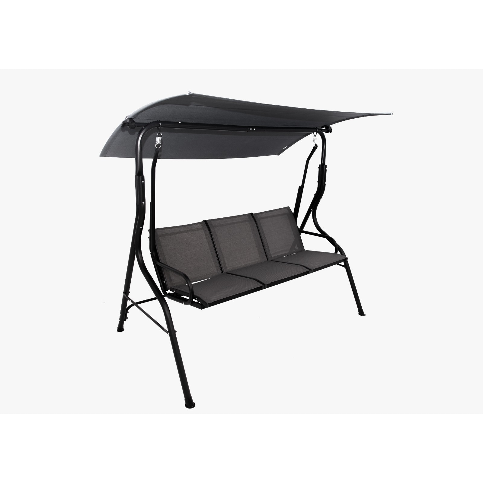 Balansoar metalic pentru gradina, 3 locuri, 170x110x153cm - eMAG.ro