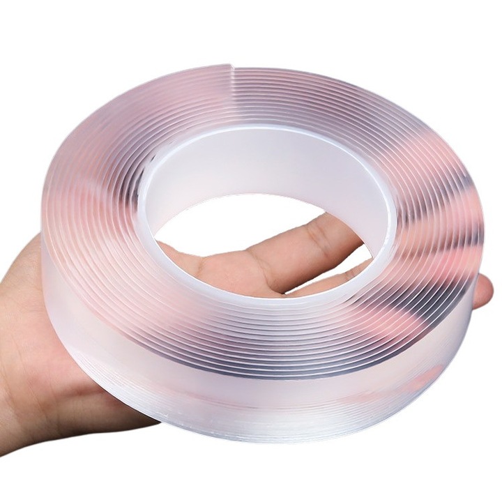 Banda dubla adeziva Sofia CONCEPT®, Impermeabila, Reutilizabila, Nu lasa urme pe pereti, Adeziv ...