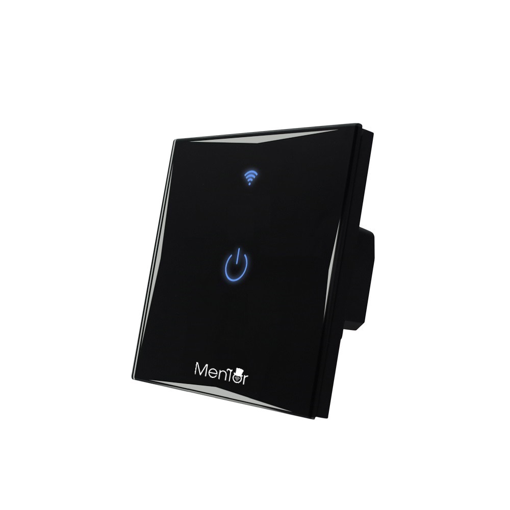 Intrerupator inteligent wireless Mentor ES004 WiFi, 10A, 600W, simplu ...