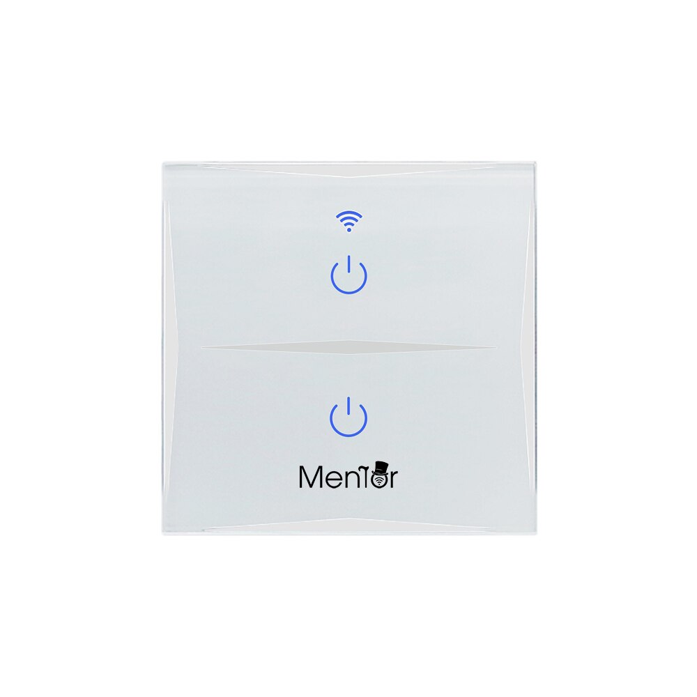 Intrerupator inteligent wireless Mentor ES005 WiFi, 10A, 1200W, dublu ...