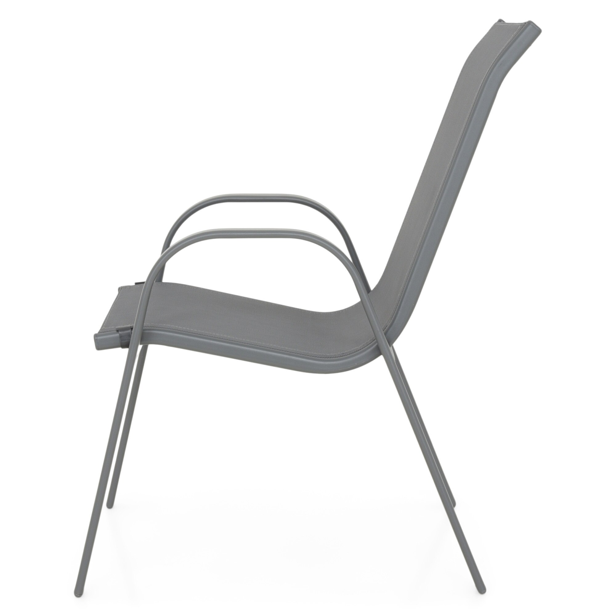 Scaun gradina/terasa, Maison Mex BASIC, L.54 l.73.5 H.90.5, antracit ...