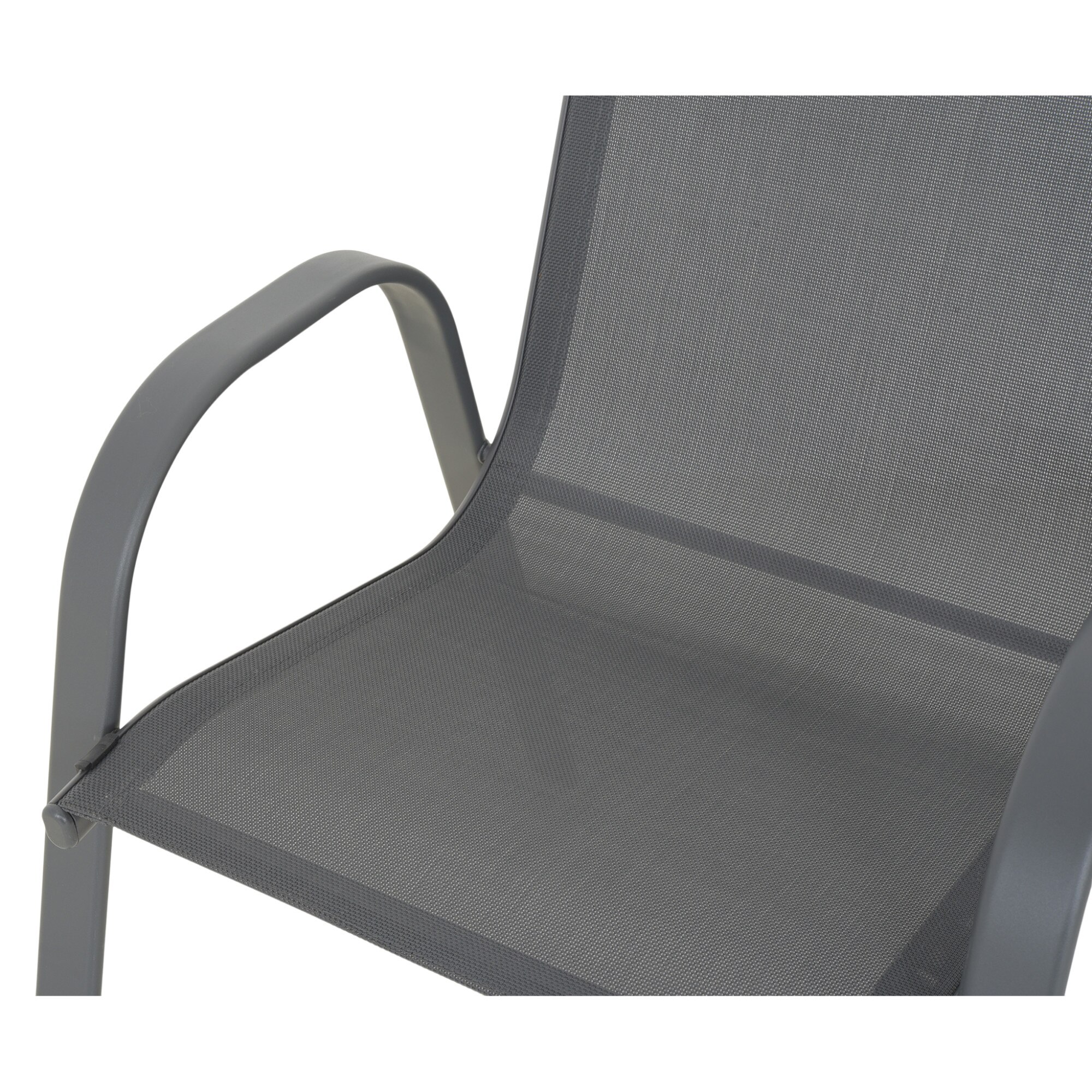 Scaun gradina/terasa, Maison Mex BASIC, L.54 l.73.5 H.90.5, antracit ...