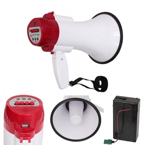Megafon 20w Cu Usb Inregistrare Si Acumulator - eMAG.ro