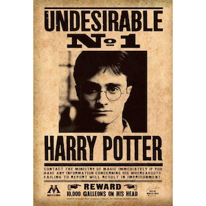 Poster Harry Potter Undesirable N1, 61x90cm, Multicolor - eMAG.ro