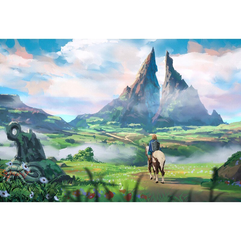 Poster Legend Of Zelda Scenery 61x90cm Multicolor Emag Ro