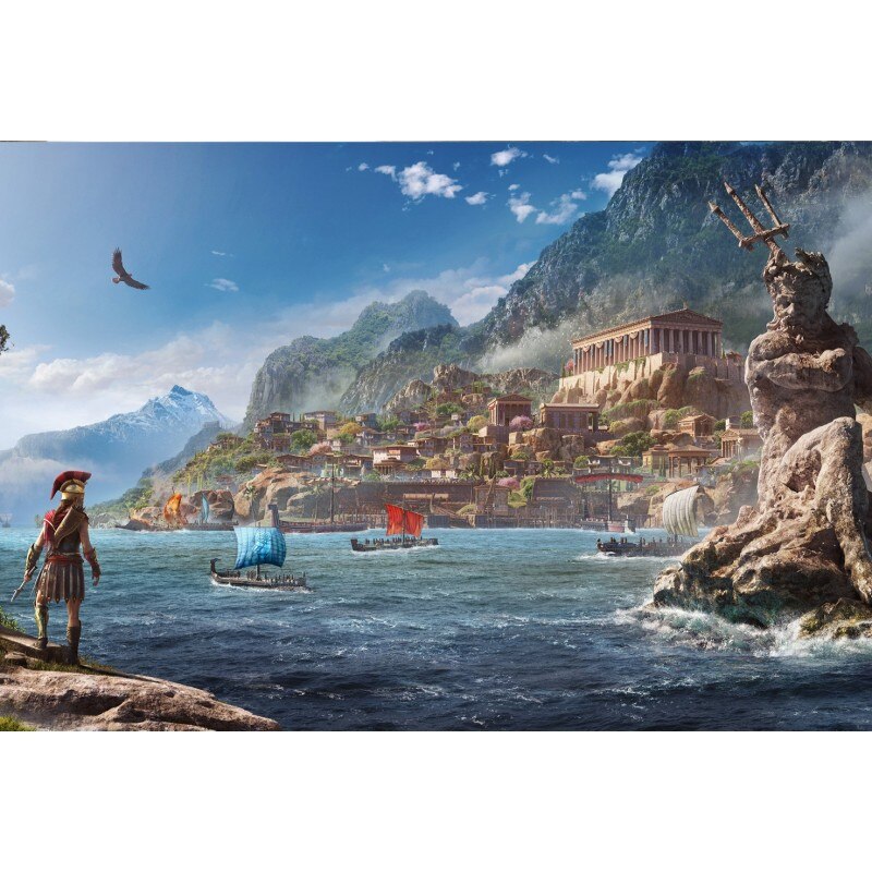 Poster Assassins Creed Odyssey Scenery 61x90cm Multicolor Emag Ro