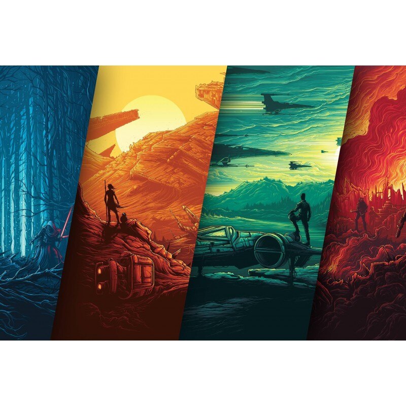 Poster Star Wars Locations, 61x90cm, Multicolor - eMAG.ro