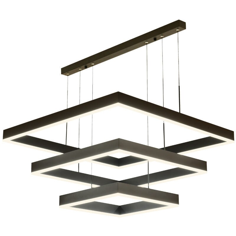 Lustra LED Tip Pendul RFAN, Model 9510-3, cu Telecomanda, 3 Tipuri de ...