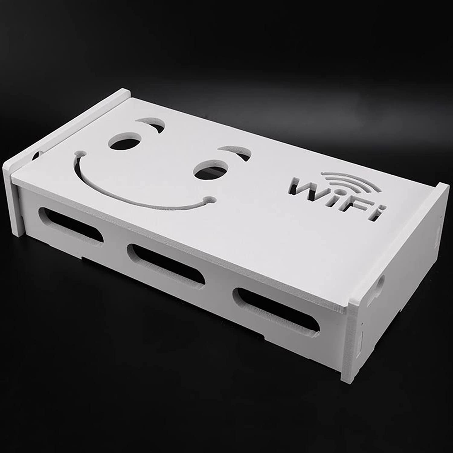 Cartek Smile M vezeték nélküli router tartópolc, 40x20x10 cm, vezetékek ...
