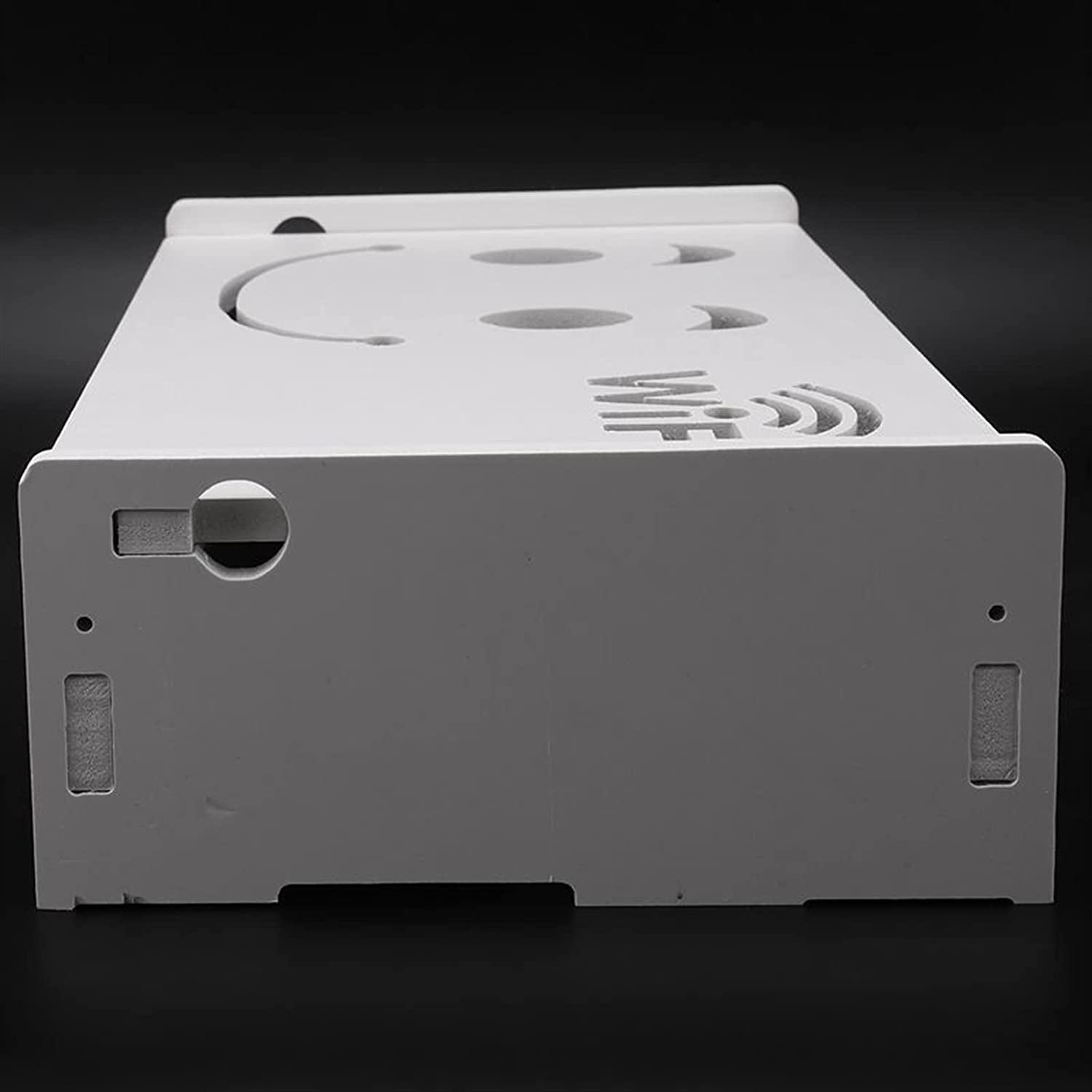 Raft Suport Router Wireless Cartek™ Smile M 40x20x10 cm pentru mascare ...