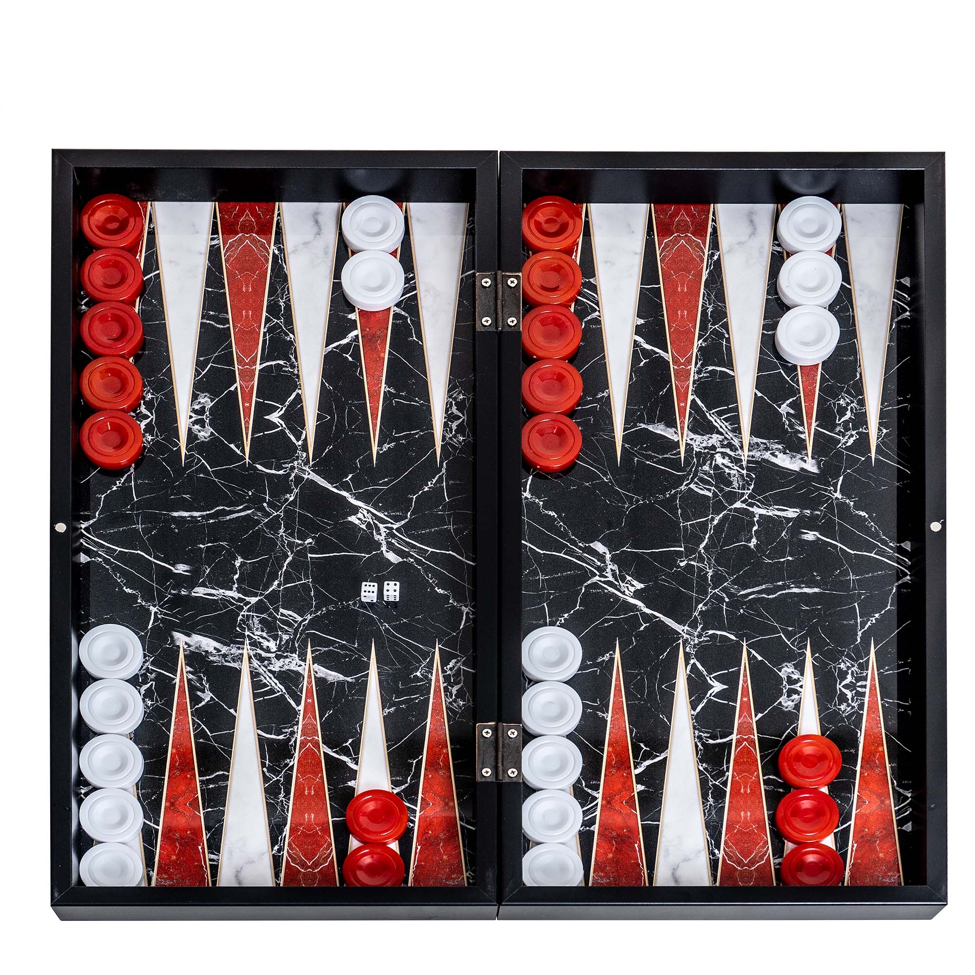 Joc de table din lemn lacuit 50x50cm/ 987_Siyah-marble - eMAG.ro
