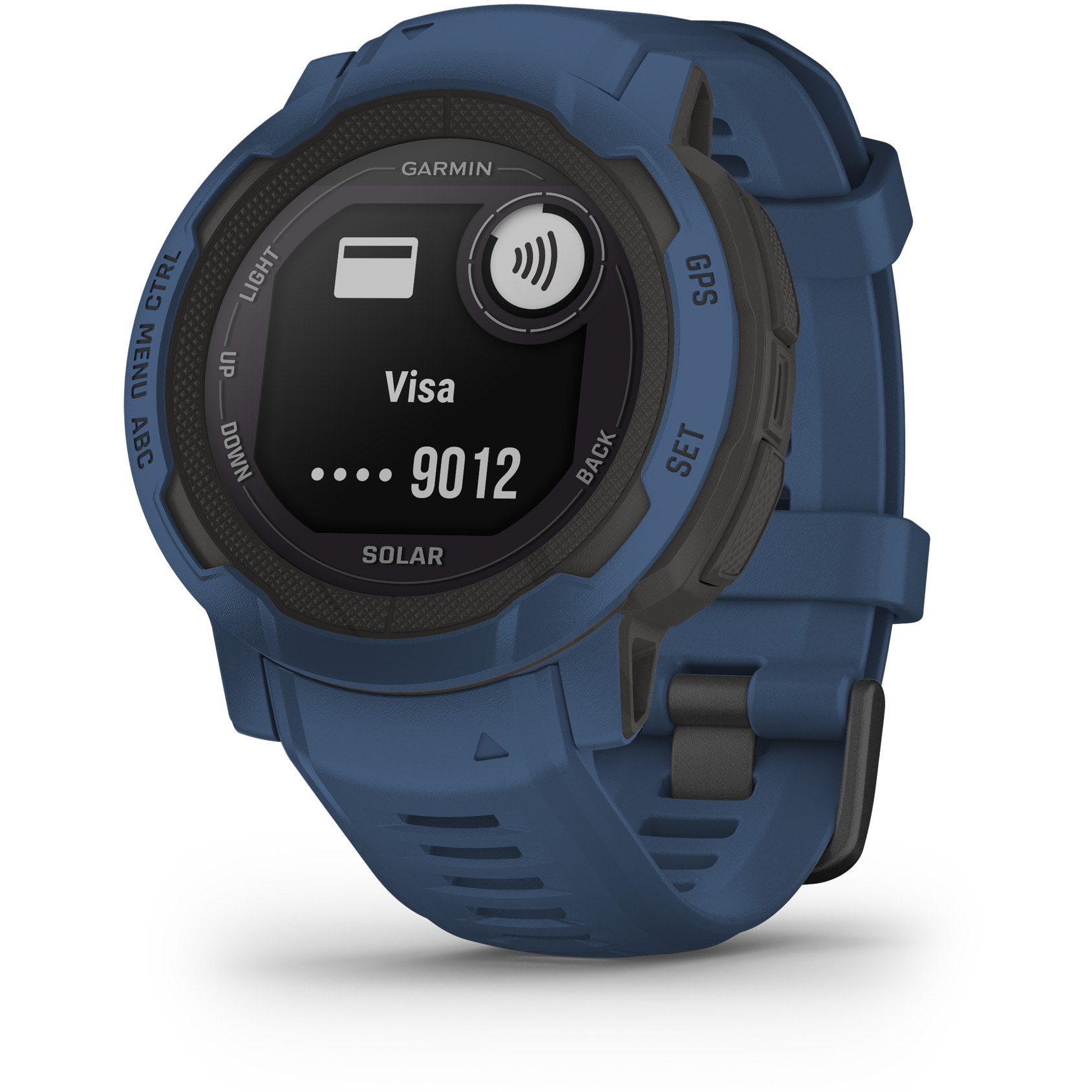 Smartwatch Garmin Instinct 2, 45mm, Solar, Tidal Blue - eMAG.ro