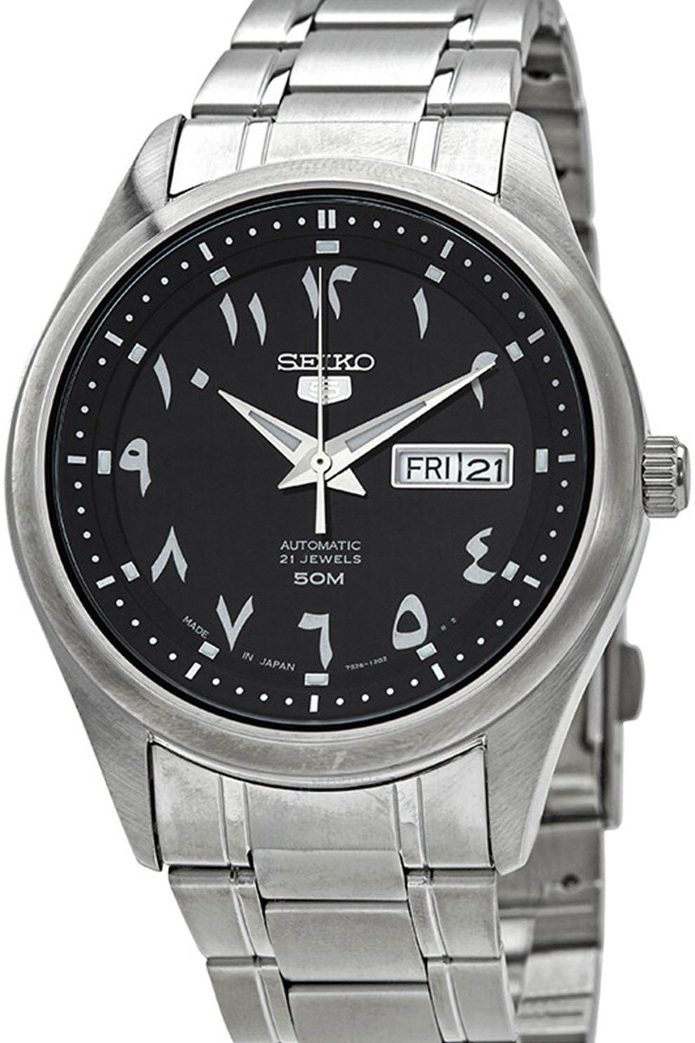 Seiko, Ceas automatic de otel inoxidabil, Argintiu - eMAG.ro