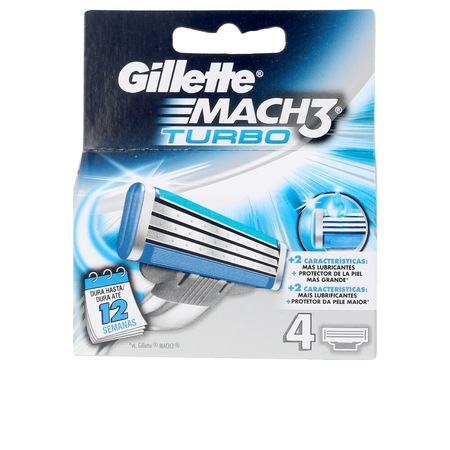 Rezerve aparat de ras Gillette Mach 3 Turbo, 4 bucati - eMAG.ro