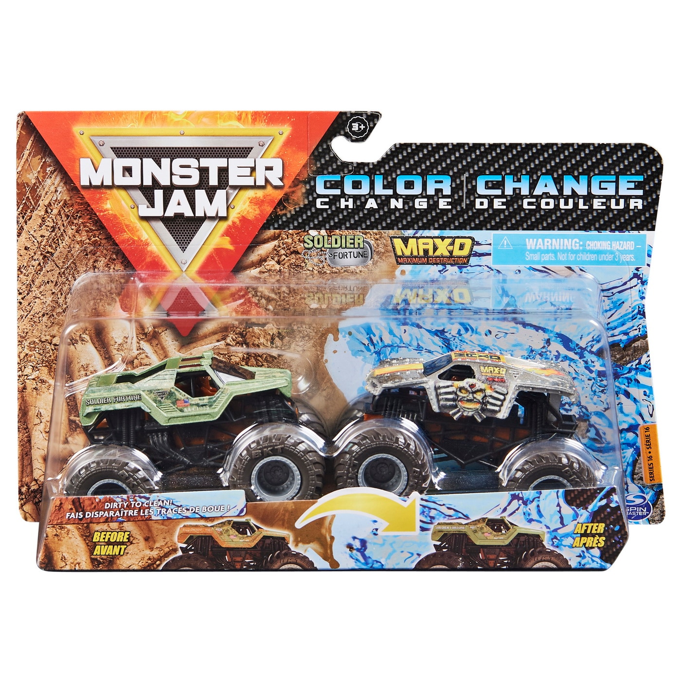 Monster Jam Color Change autószett - Soldier Fortune és Max-D - eMAG.hu