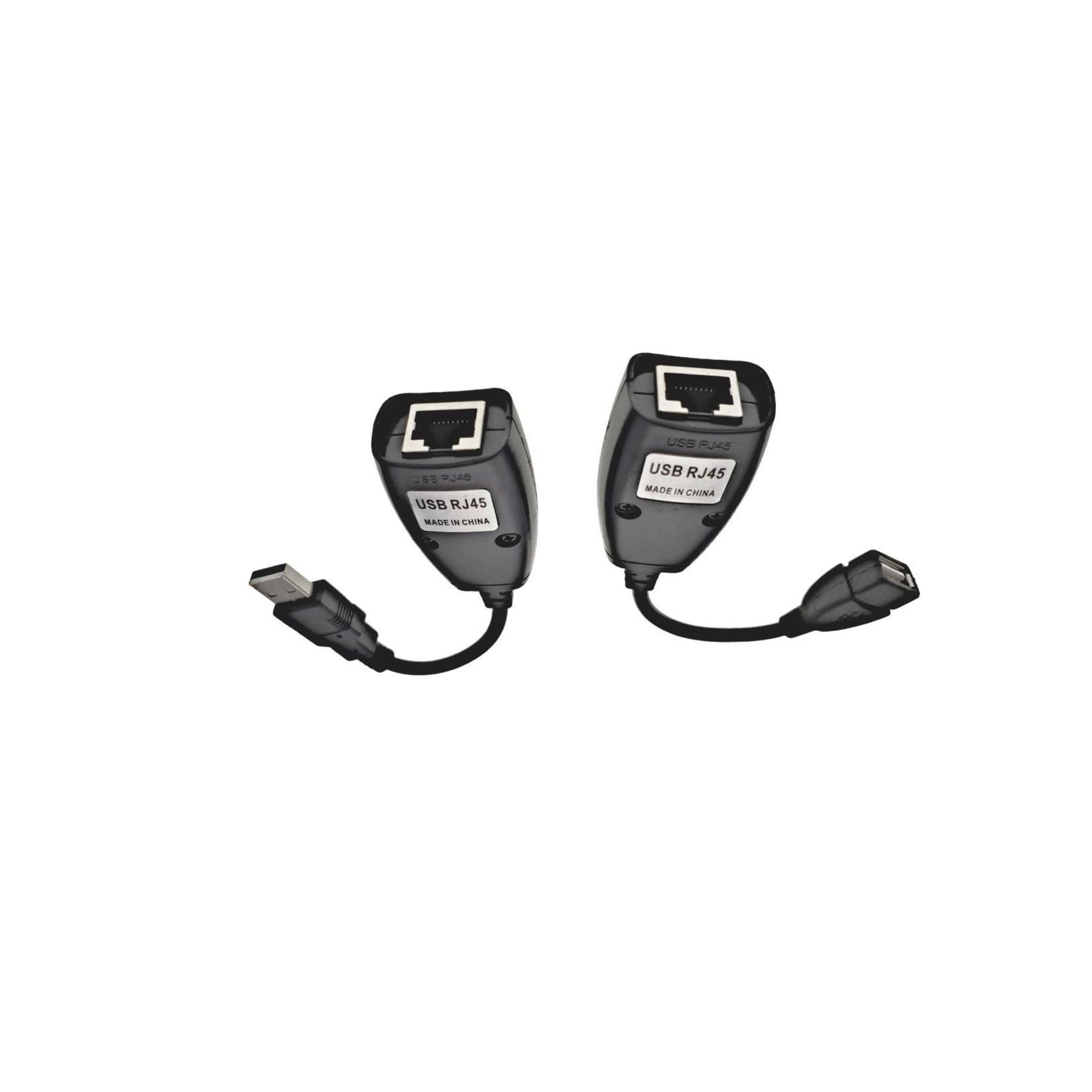 Cablu prelungitor USB la RJXT tata si mama, extensie cablu USB cu RJ45 ...