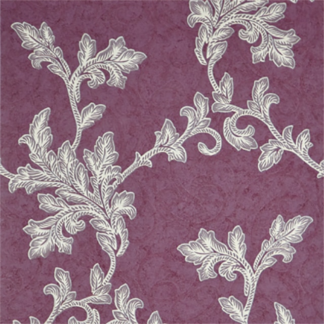 Tapet clasic baroc, Bamboo, 0.53m x 10 m, 5.3 mp, Violet - eMAG.ro