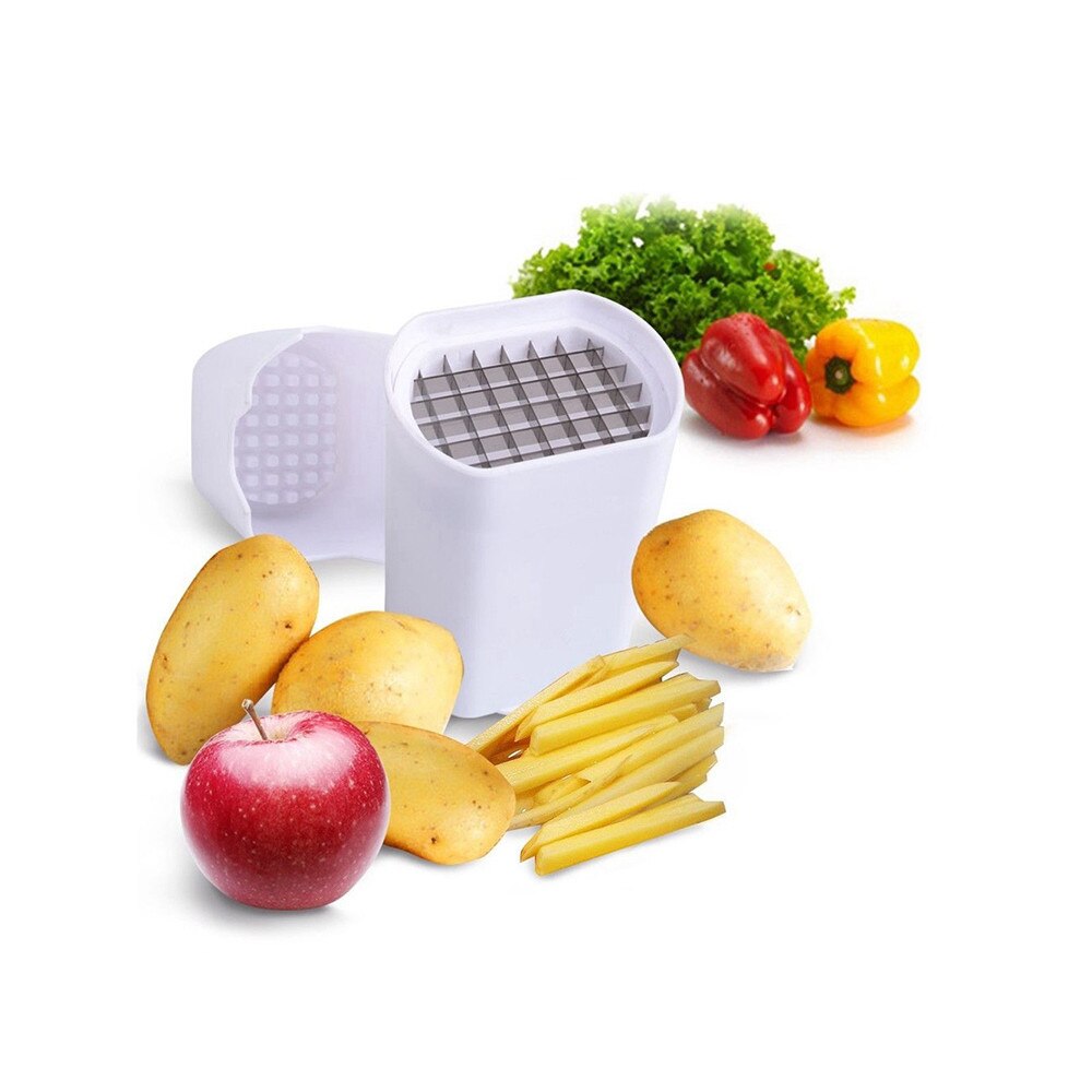 Aparat pentru taiat fructe/legume Zola®, alb, din plastic, 13.5x10x8 cm ...