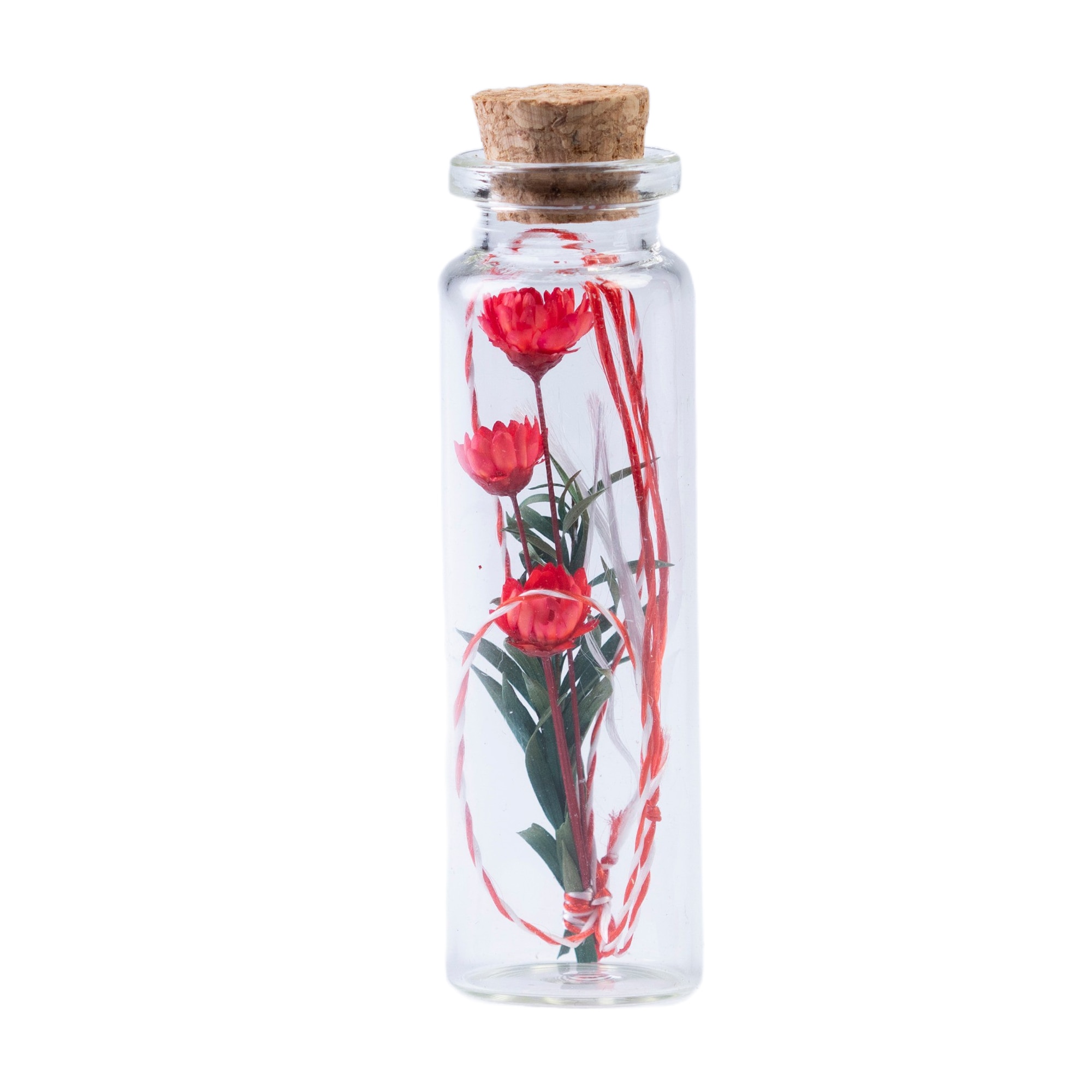 Martisor sticluta, floare uscata, rosie - eMAG.ro