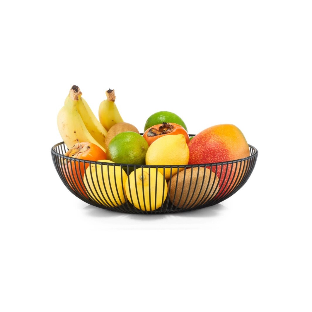 Fructiera Zeller, metal, 28x8 cm, negru - eMAG.ro