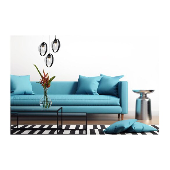 Lustra RING HAGA, Light Home, Cu design reglabil, 90 cm, E27, Metal ...