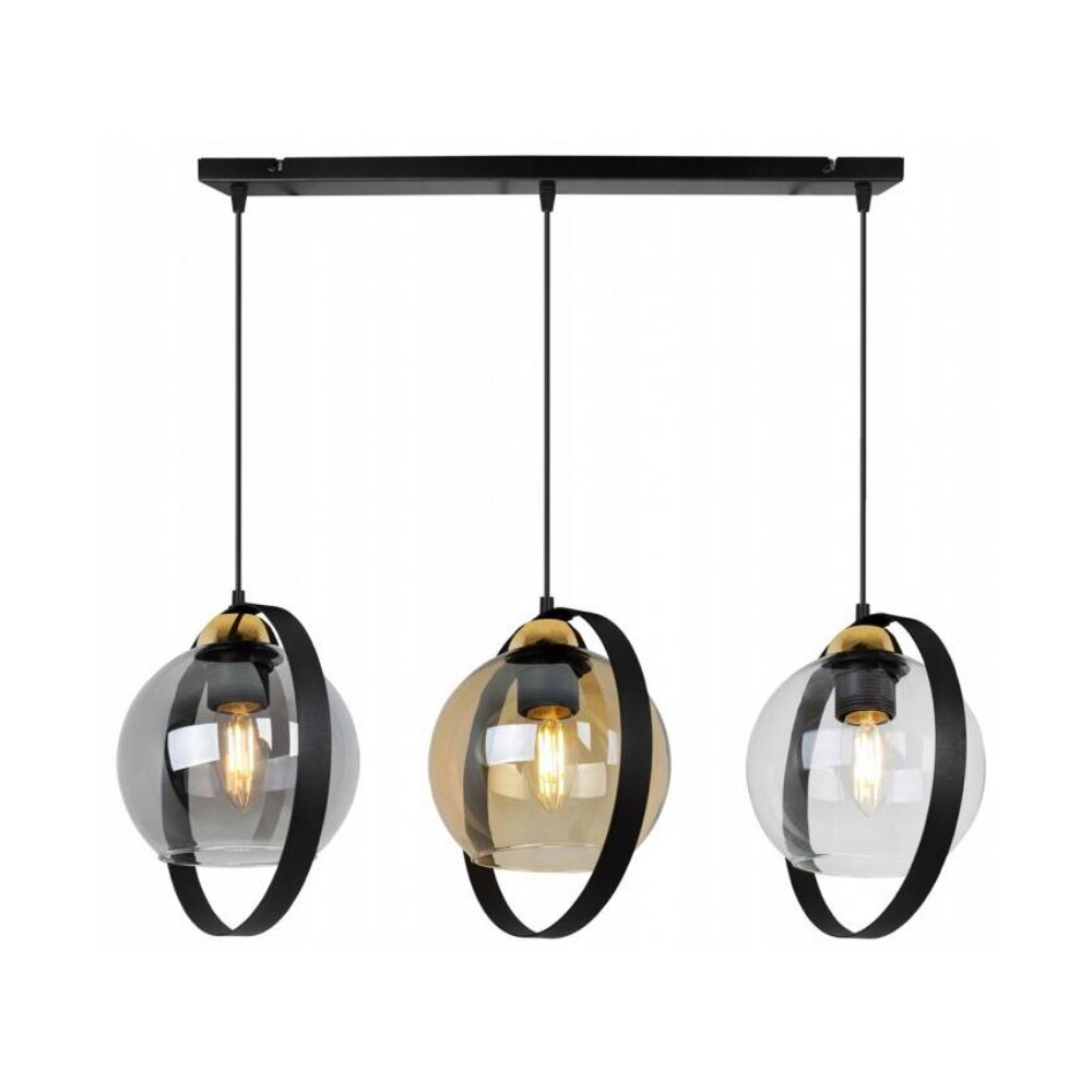 Lustra RING HAGA, Light Home, Design reglabil, 90 cm, E27, Cu 3 ...