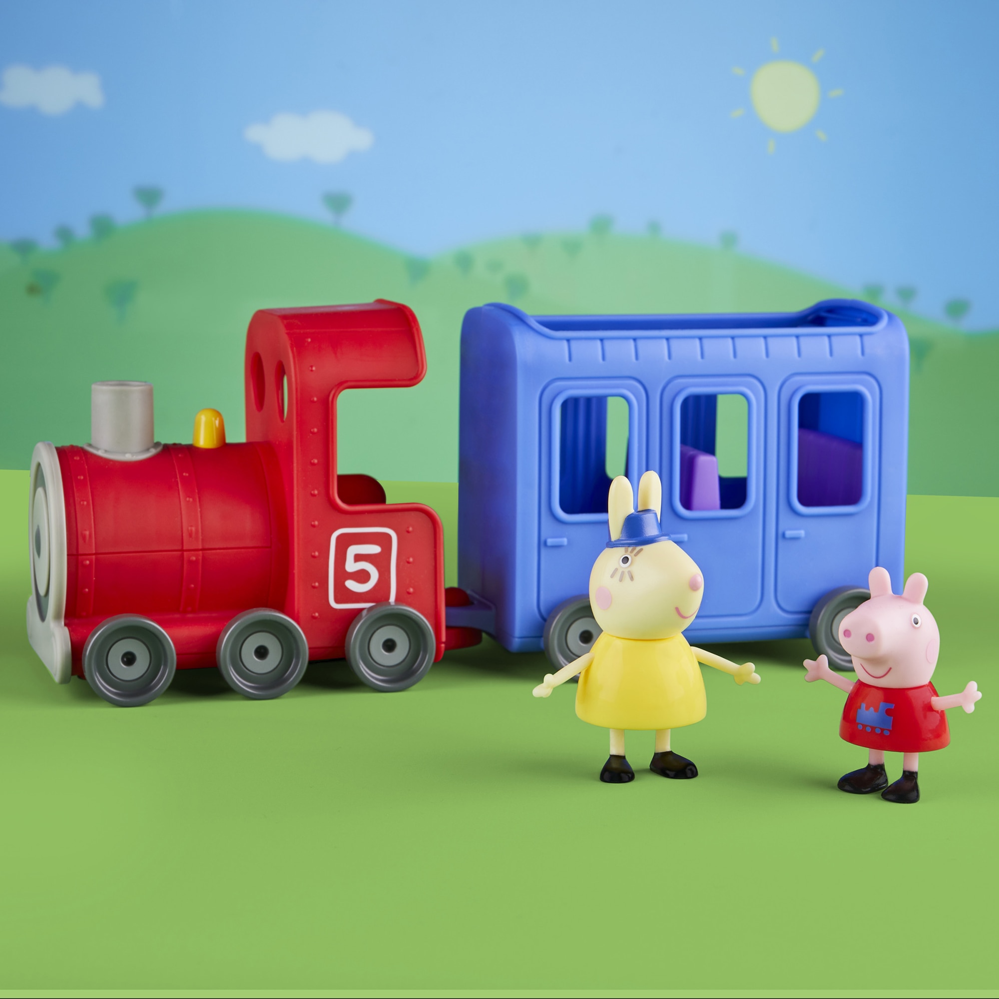 Комплект за игра Peppa Pig - Miss Rabbit's Train - eMAG.bg