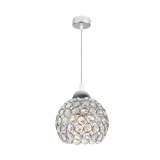 Pendul Light Home, Metal, E27, 86cm, Argintiu - eMAG.ro
