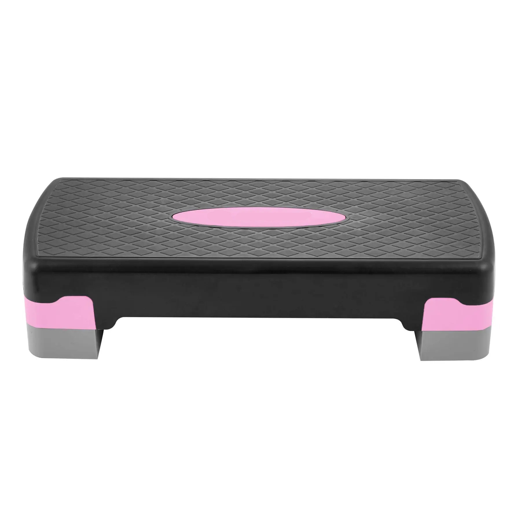 Stepper aerobic, ajustabil in 2 trepte, gri/roz, greutate maxima 250 kg ...