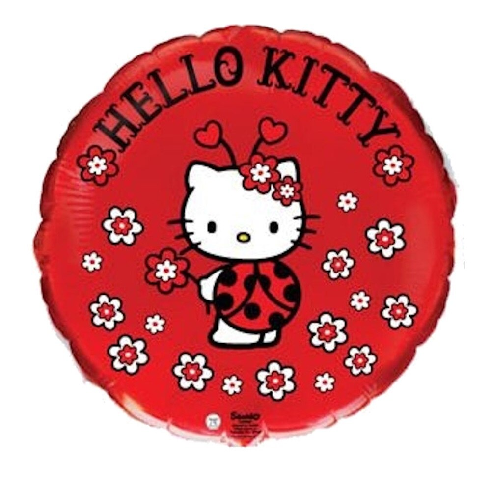 Фолиеви балони Hello Kitty Ladybug 45 см многоцветни - eMAG.bg