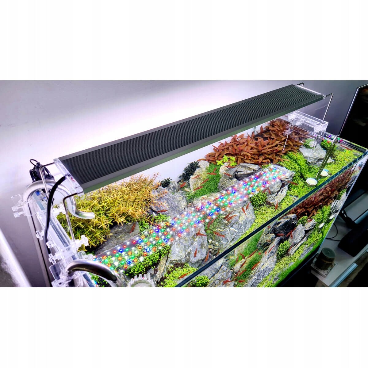 Lampa acvariu AquaLED RGB 123W/145cm - eMAG.ro