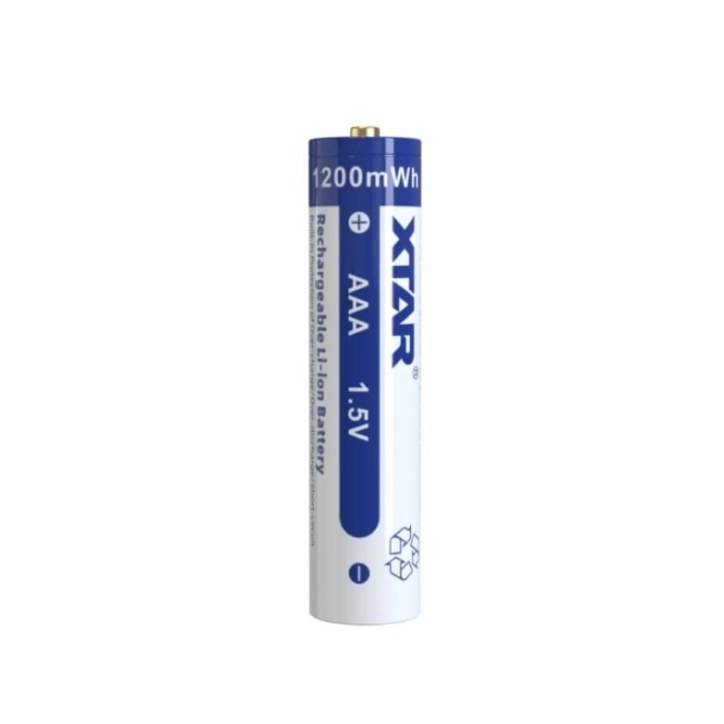 Set 4 acumulatori AAA R3 XTAR Li-Ion 1.5V, 1200mWh, 680mAh - eMAG.ro