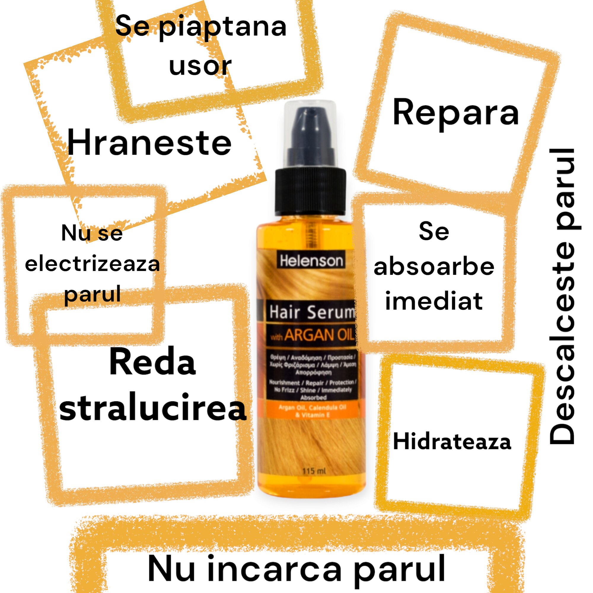 Серум за лечение на коса Helenson 115 мл - eMAG.bg