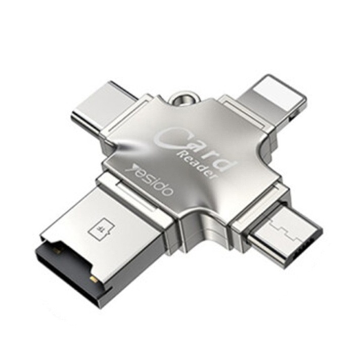 Adaptor USB, Type-C, tip Lightning, Micro-USB, card reader MicroSD ...