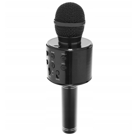 Microfon karaoke cu boxa, Zola®, Bluetooth, negru, banda de frecventa ...