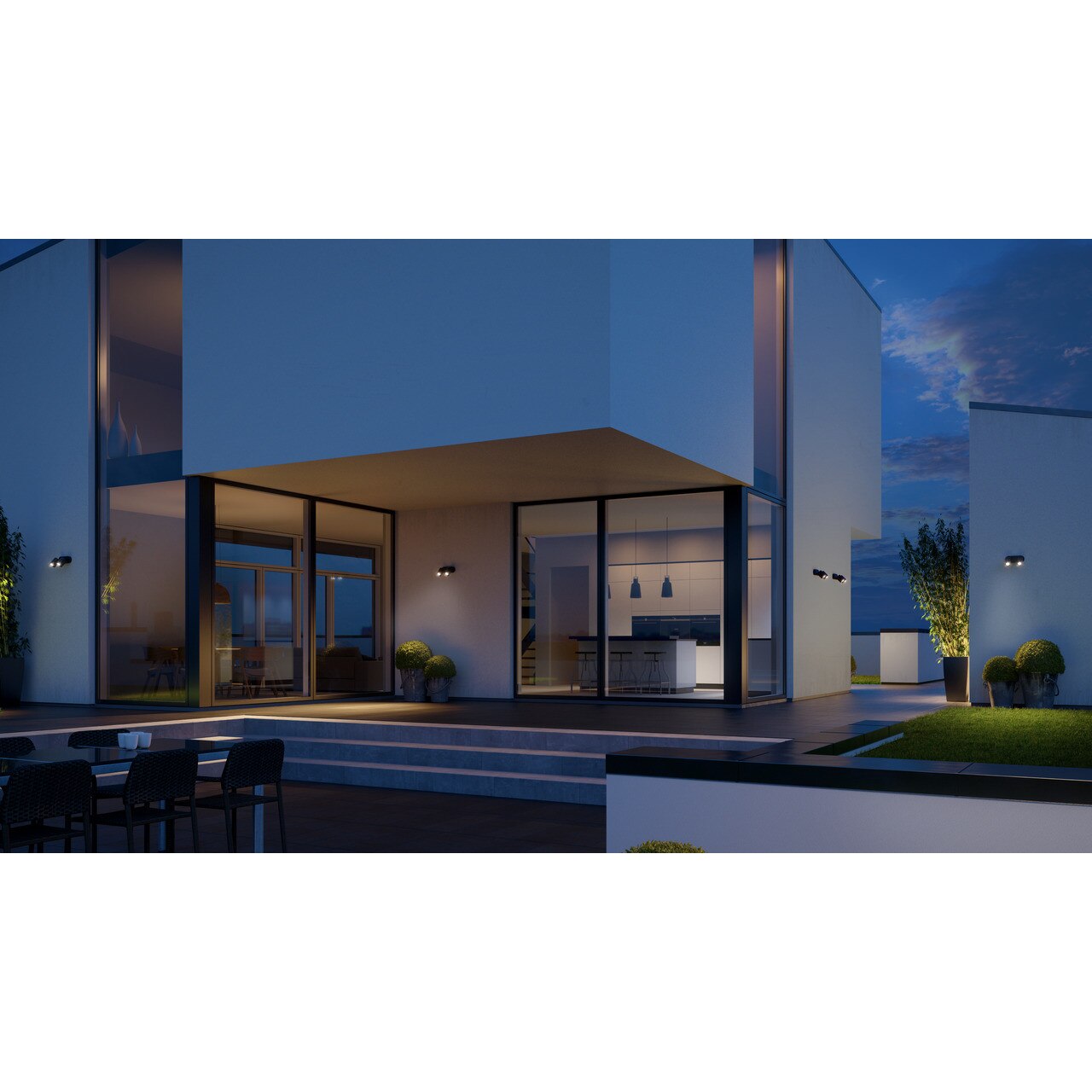 Reflector LED cu senzor Spot DUO Conectarea senzorului Steinel - eMAG.ro