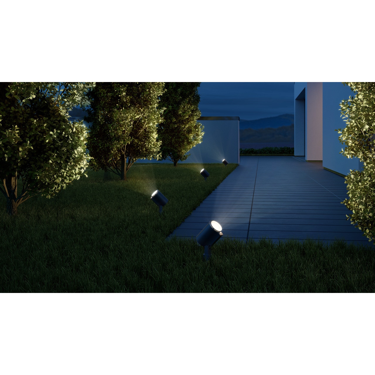 Reflector LED cu senzor Spot Garden Conectarea senzorului Steinel - eMAG.ro