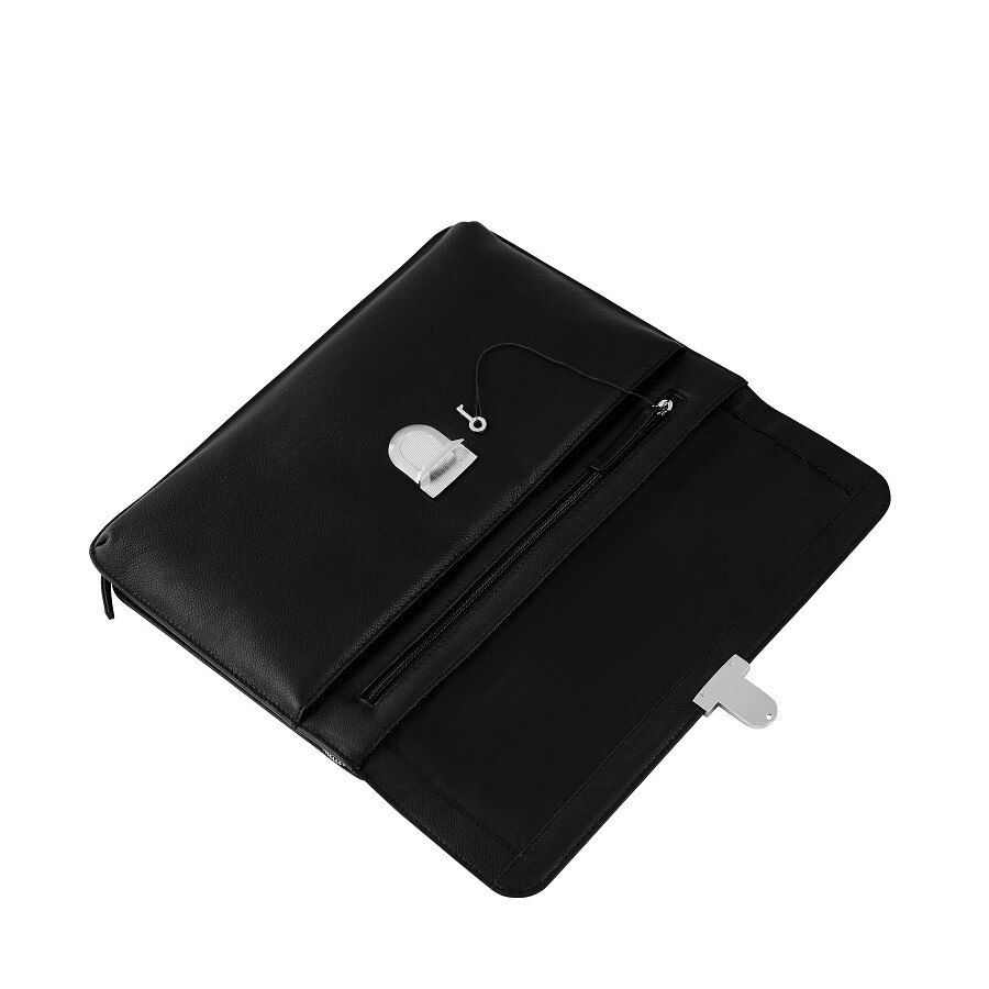 Mapa Documente, Piele Naturala, D&N, 39 x 27 x 4 cm, DN5594, Negru ...