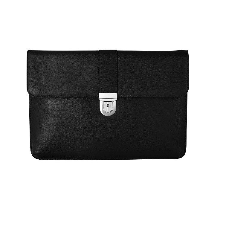 Mapa Documente, Piele Naturala, D&N, 39 x 27 x 4 cm, DN5594, Negru ...