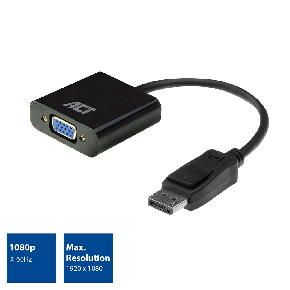 ACT AC7515 DisplayPort VGA anya adapter - eMAG.hu