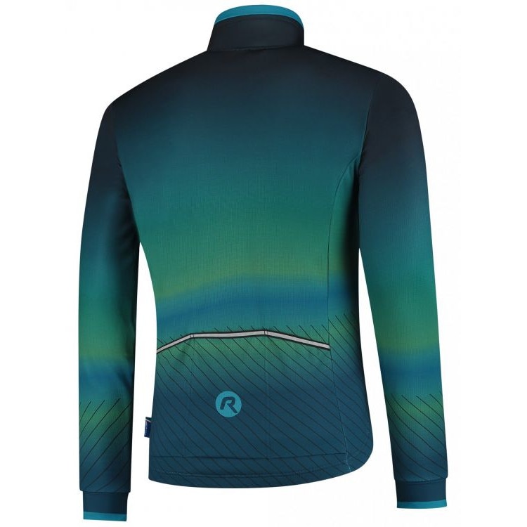 Jacheta ciclism Rogelli Soul, Softshell, Verde/Albastru, M - eMAG.ro