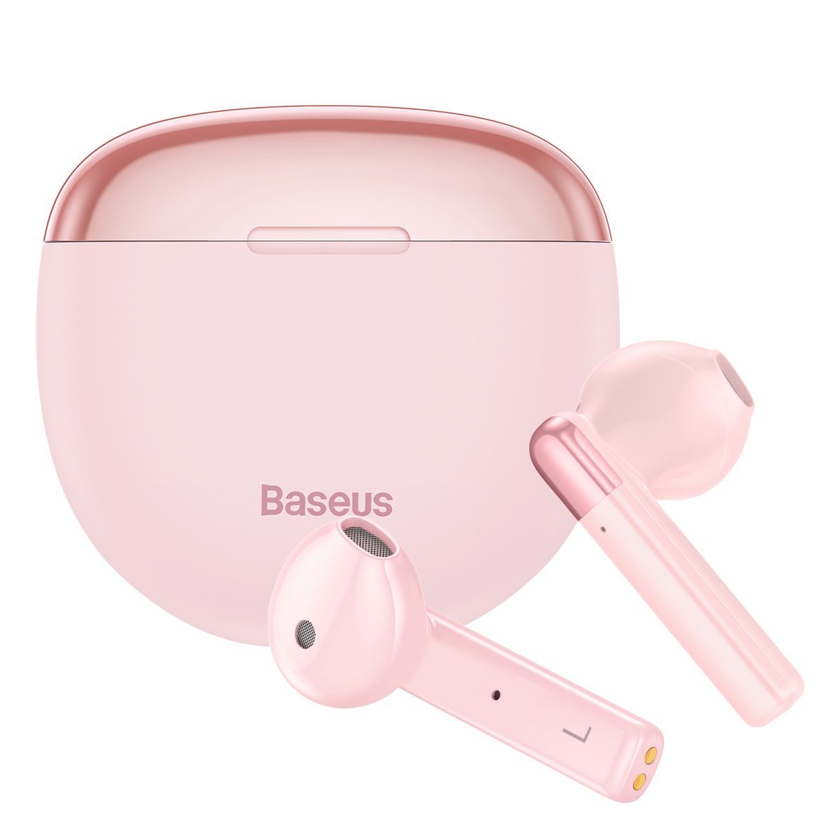 Casti wireless Baseus Encok W2, Bluetooth 5.0 (roz) - eMAG.ro