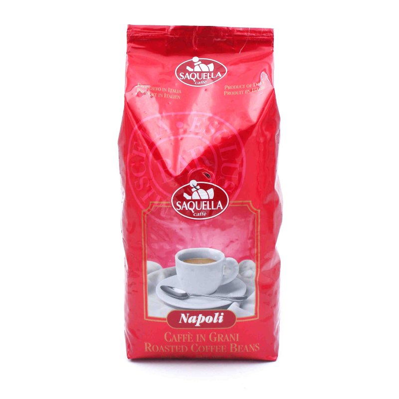 Cafea boabe Saquella Caffe, Napoli Bar, 1 kg, amestec Arabica si ...
