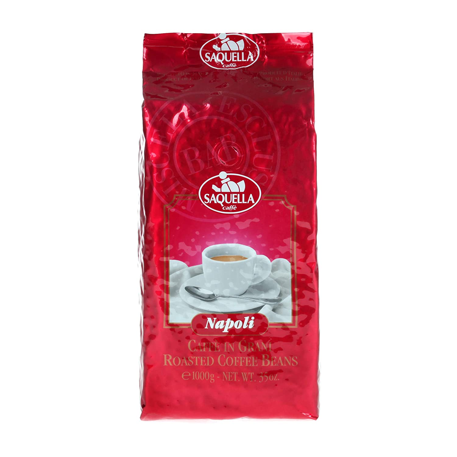 Cafea boabe Saquella Caffe, Napoli Bar, 1 kg, amestec Arabica si ...