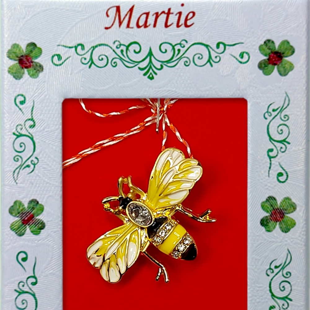 Set 3 Brose Martisor ArtDeco Albina, Fluture si Randunica, realizate ...